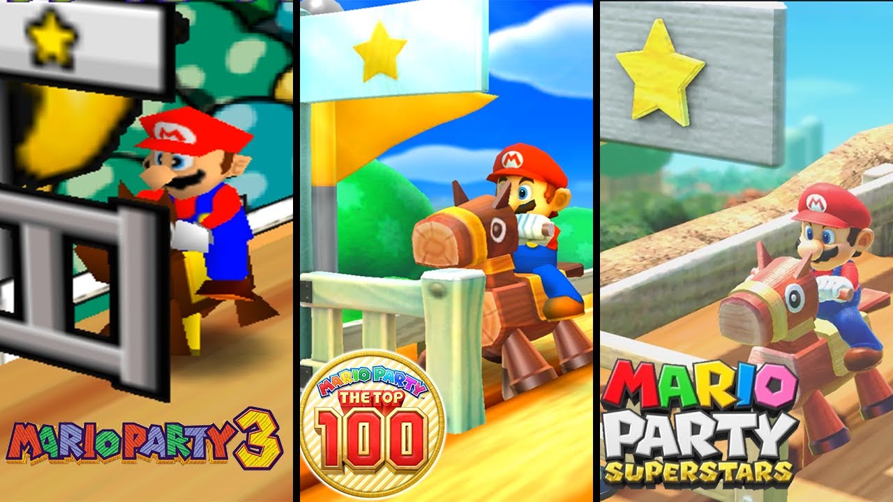 Evolution of Rockin' Raceway Minigames in Mario Party (2000-2021) - YouTube