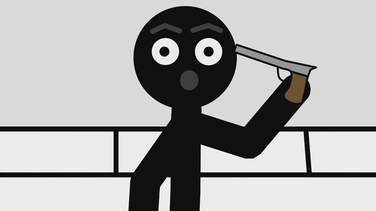 Funny stick man animation Home Alone with Girlfriend - YouTube