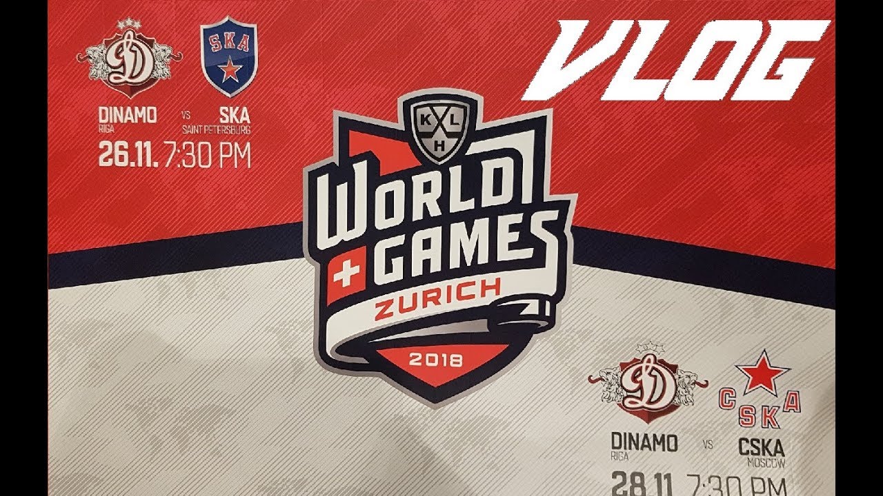 KHL World Games Vlog! (SKA St Petersburg vs Dinamo Riga) - YouTube