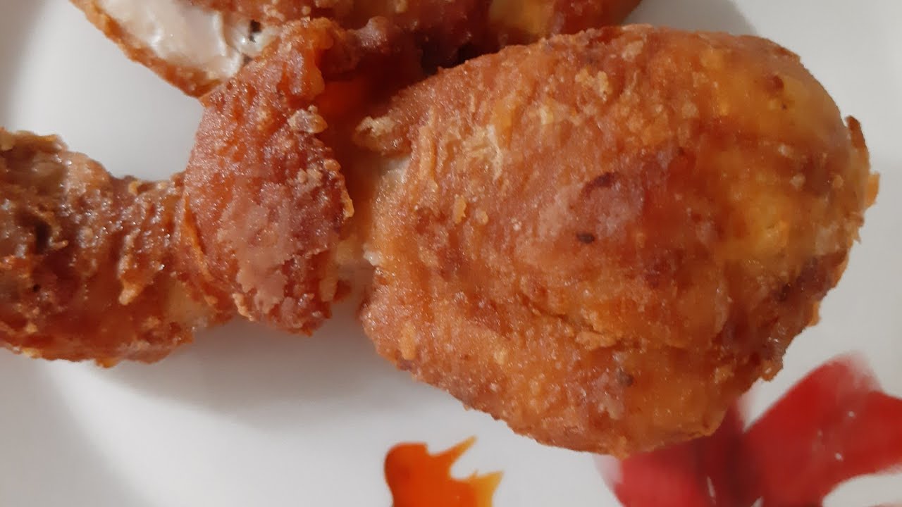 Cómo preparar un delicioso pollo apanado ( fácil de hacer) - YouTube