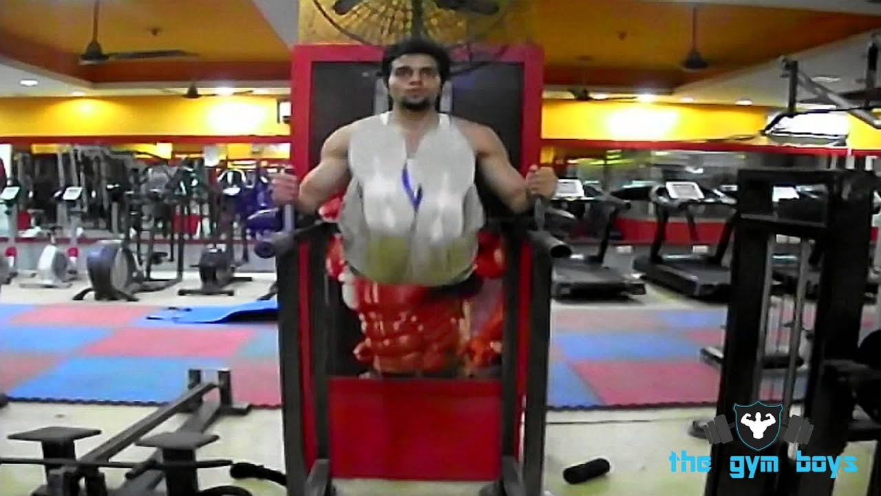 Parallel Bar Leg Raise - YouTube