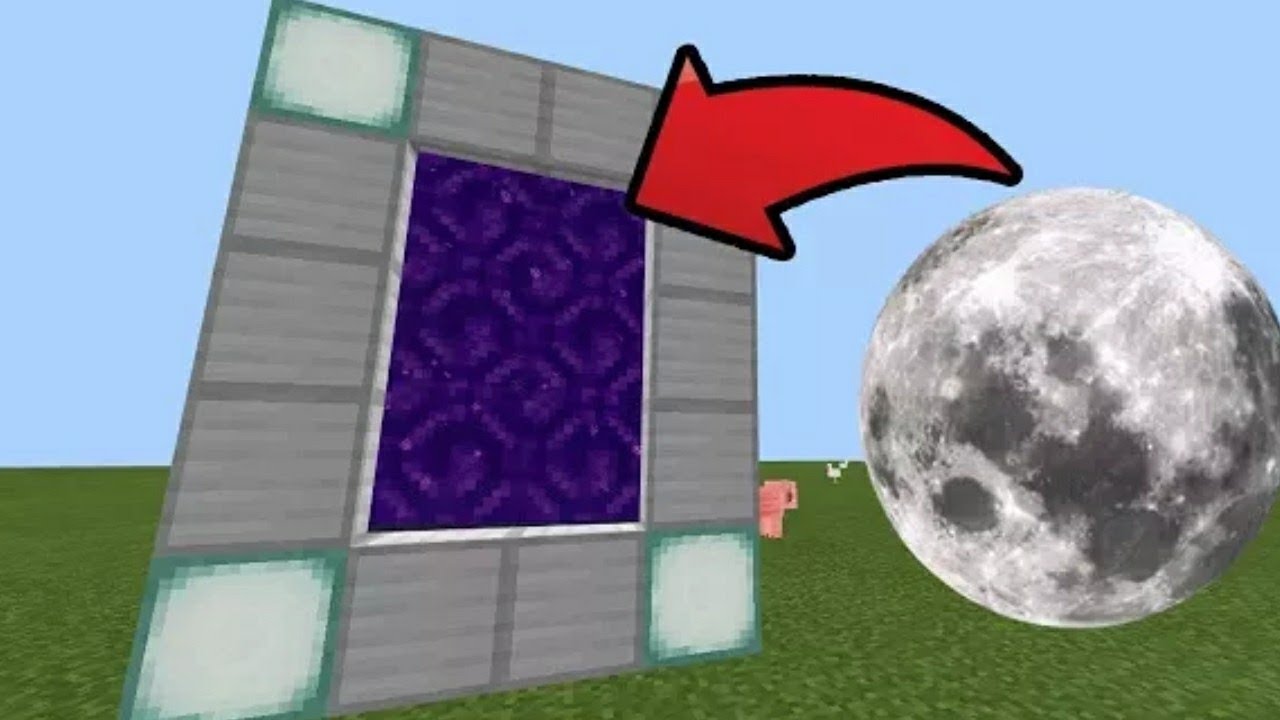 making other world portal in MINECRAFT - YouTube