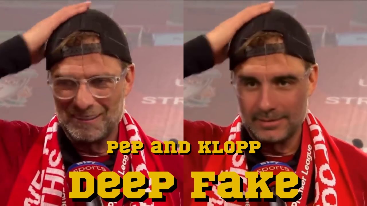 Jurgen Klopp/ Pep Guardiola Deep Fake - YouTube
