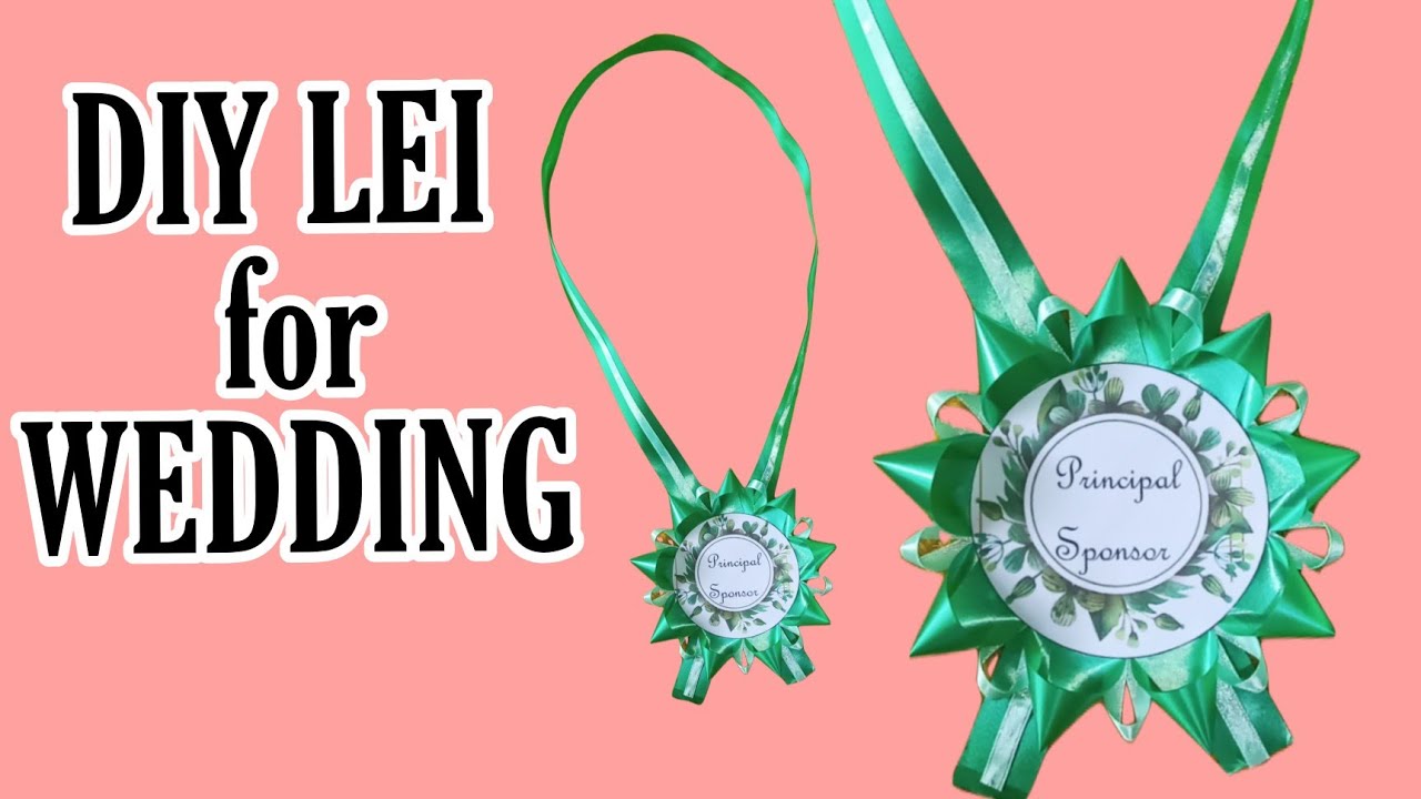 DIY LEI FOR PRINCIPAL SPONSOR| LEI MAKING TUTORIAL @shynetv5268 - YouTube