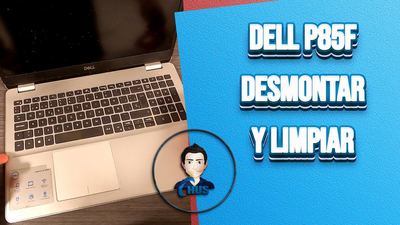 DELL P85F desmontar y limpiar el portatil facil - YouTube
