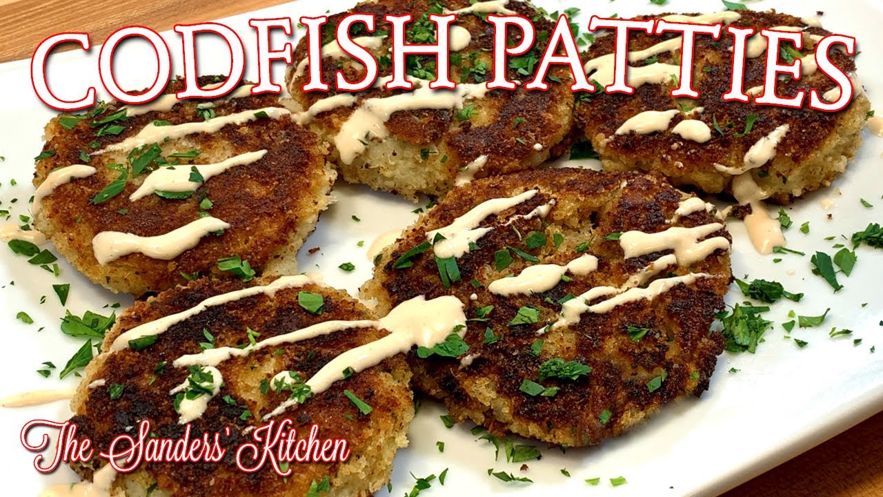 HOW TO MAKE CODFISH PATTIES / CODFISH BALLS / OLD NEW ORLEANS RECIPE ...