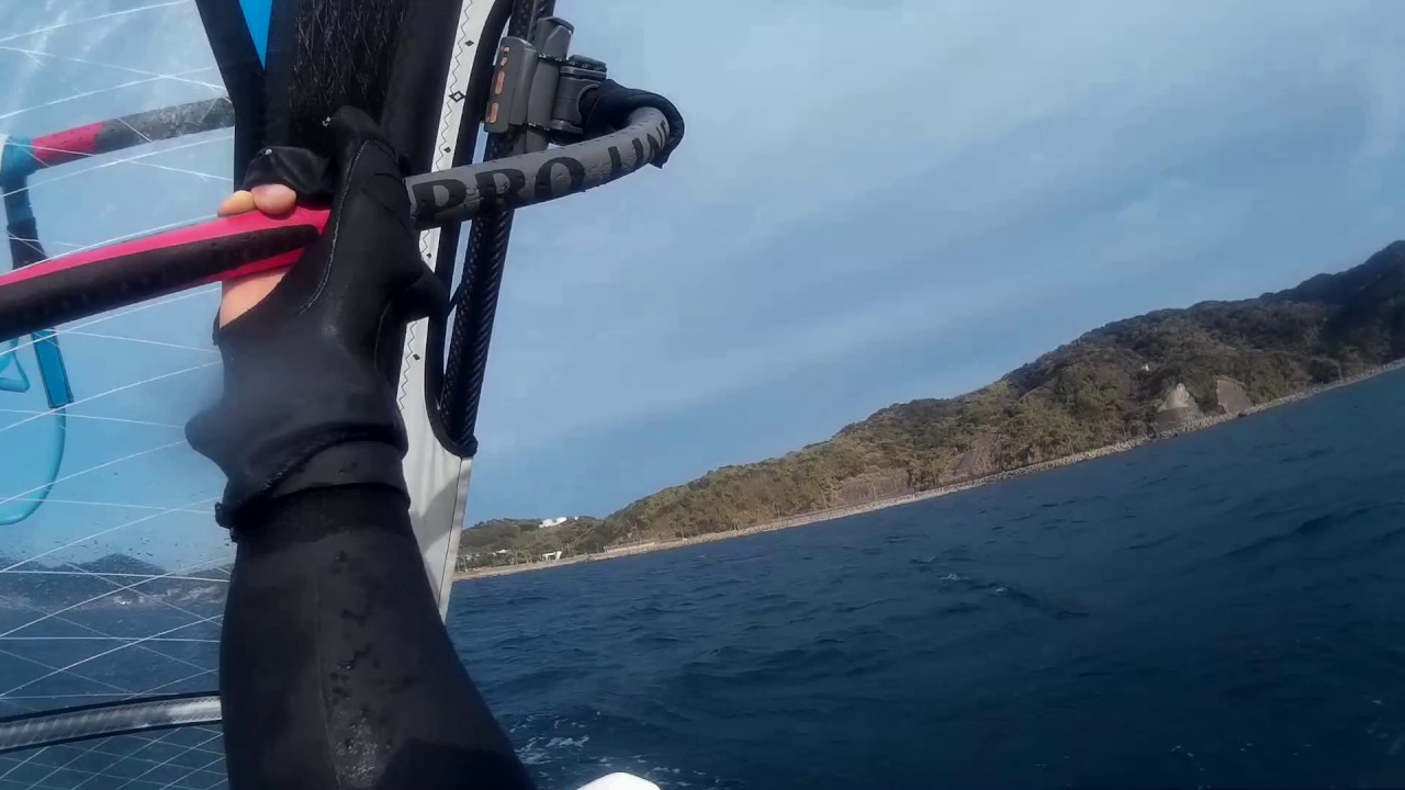 1月7日脇岬 GOPRO DBPOWER EX5000 ウインドサーフィン Windsurfing - YouTube