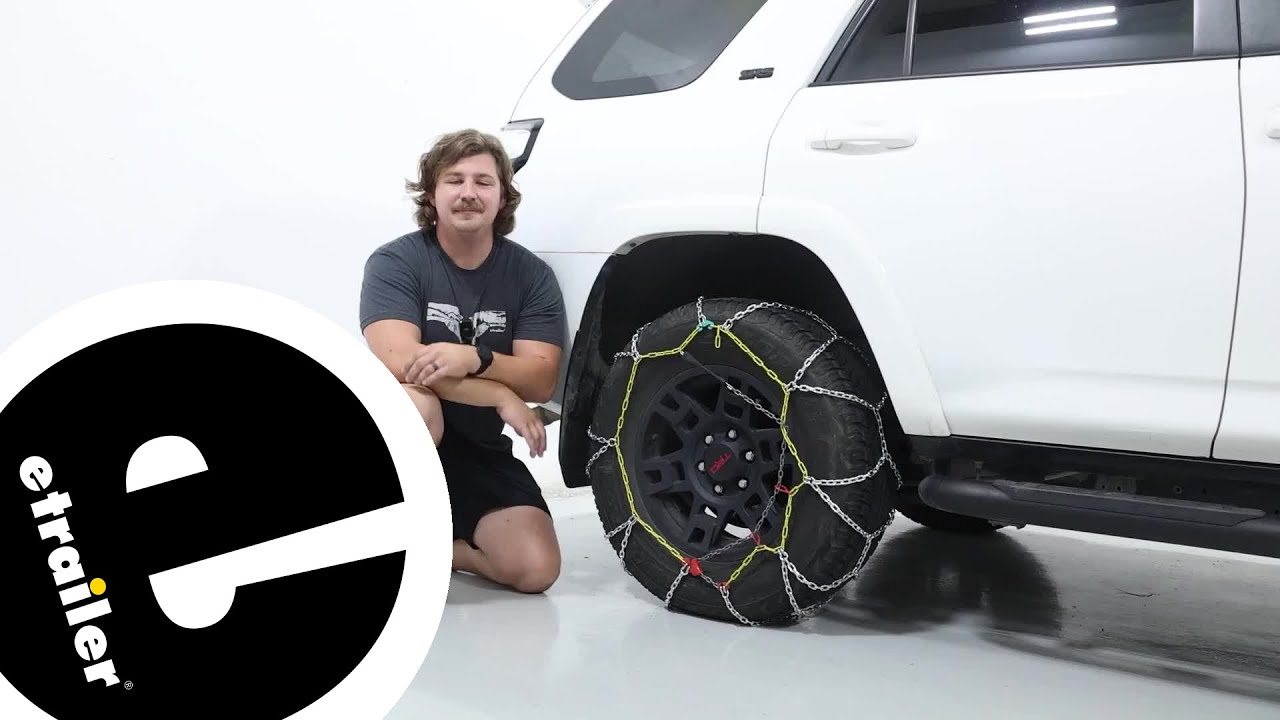 etrailer | How to Install the Titan Chain Alloy Snow Tire Chains - 2022 ...