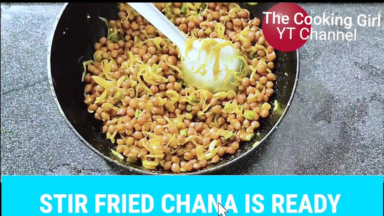 Try this easy Recipe || FRIED CHANA - YouTube