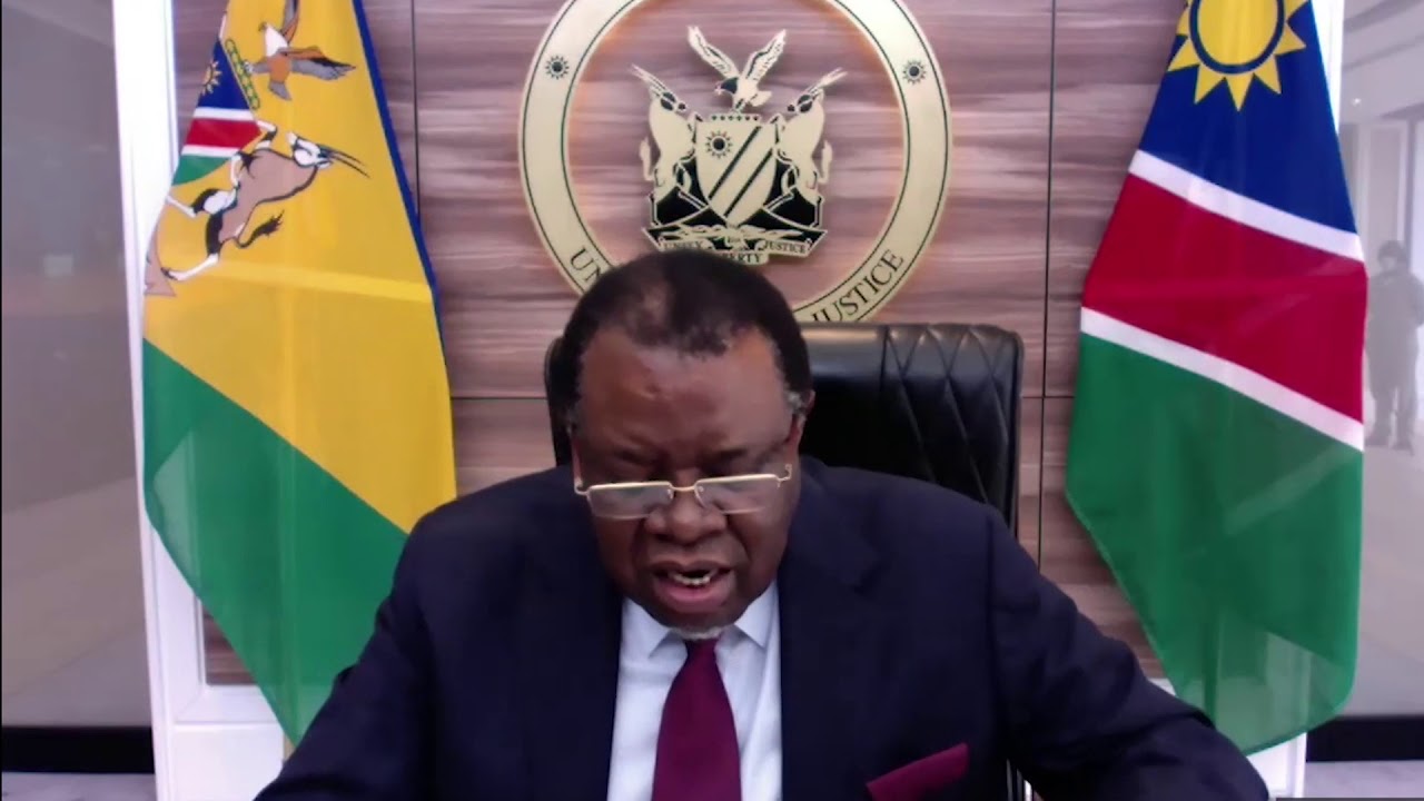 H.E. Mr Hage G. Geingob, President of Namibia - GEM 2020 - YouTube