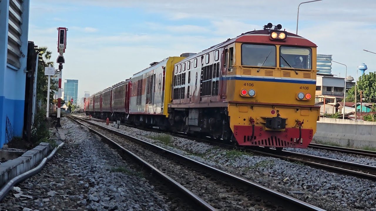 ขบวนพิเศษ 945 ROYAL BLOSSOM พาคณะ ททท. ไปถ้ำกระแซ /ขบวน 172/ขบวน356 ...