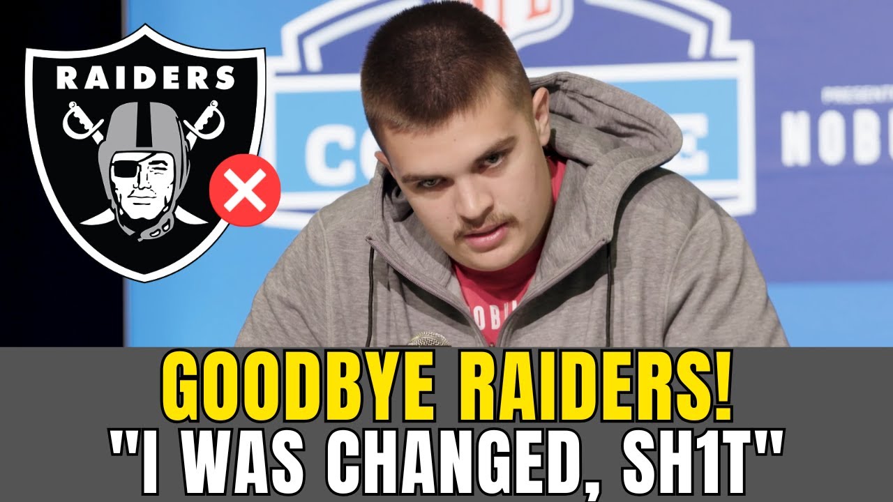 🟥HIS LAST SEASON IN THE RAIDERS! THIS IS SO SAD! RAIDERS NEWS TODAY ...