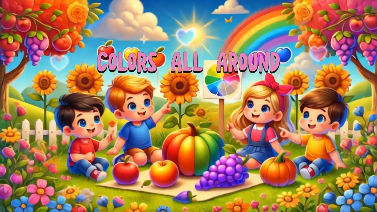 Colors All Around | Kids Colors Learning - YouTube