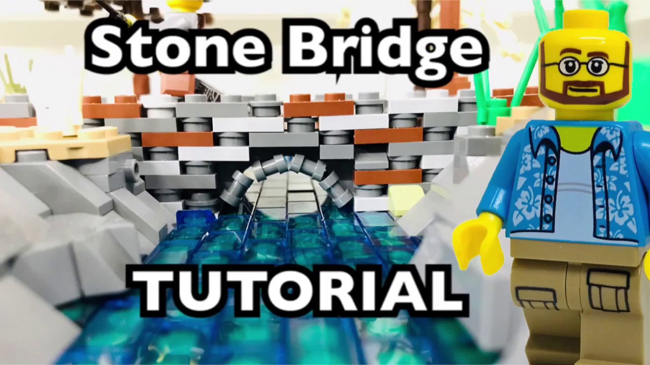 Lego Stone Bridge Tutorial - YouTube