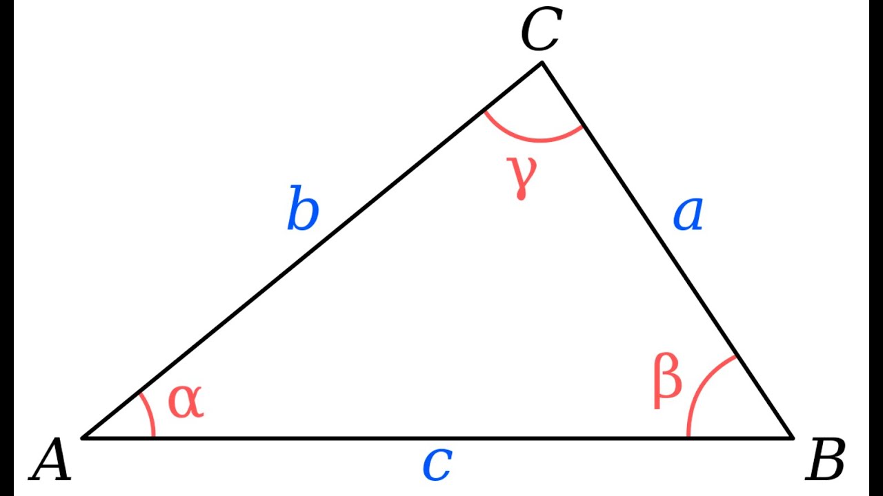 Синустар және косинустар теоремасы - YouTube