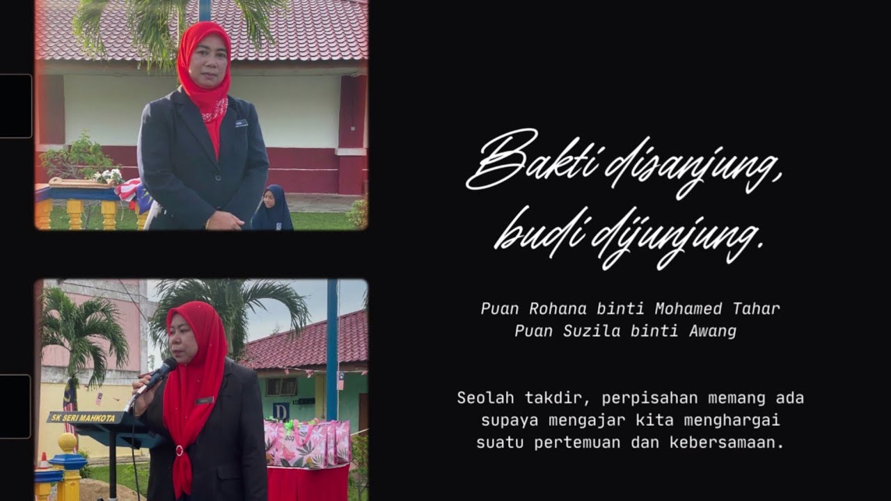 VIDEO MONTAJ PERPISAHAN PERTUKARAN | Majlis Minum Petang dan Sambutan ...