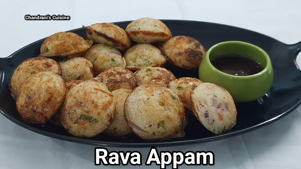 How To Make Rava Appam | Rava Appam Recipe | Chandrani's Cuisine - YouTube