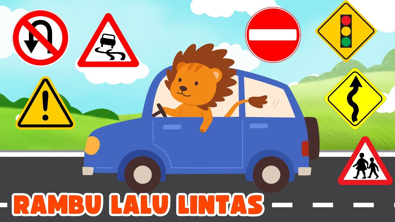 Mengenal Rambu Lalu Lintas | Belajar Aturan Jalan untuk Anak-Anak - YouTube