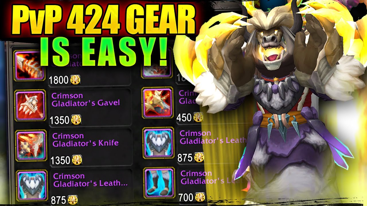 Insane! How to Get FULL 424 PvP BiS Gear FAST | WoW Dragonflight PvP Gearing GUIDE - YouTube