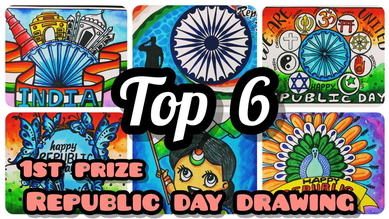 Republic Day Drawing / How to Draw Republic Day Poster Easy Step By ...