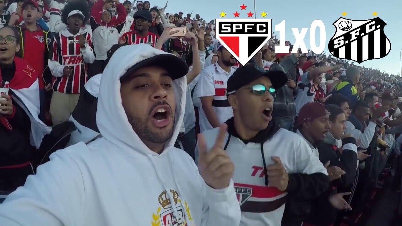 SEGUIMOS INVICTOS SPFC 1x0 SANTOS SHOW DA TORCIDA TRICOLOR - YouTube