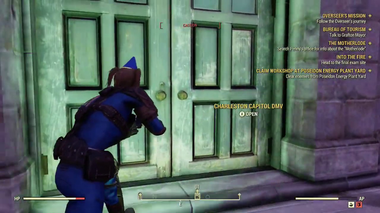 Fallout 76 Get to Charlestown Capitol Building Follow Overseer's ...