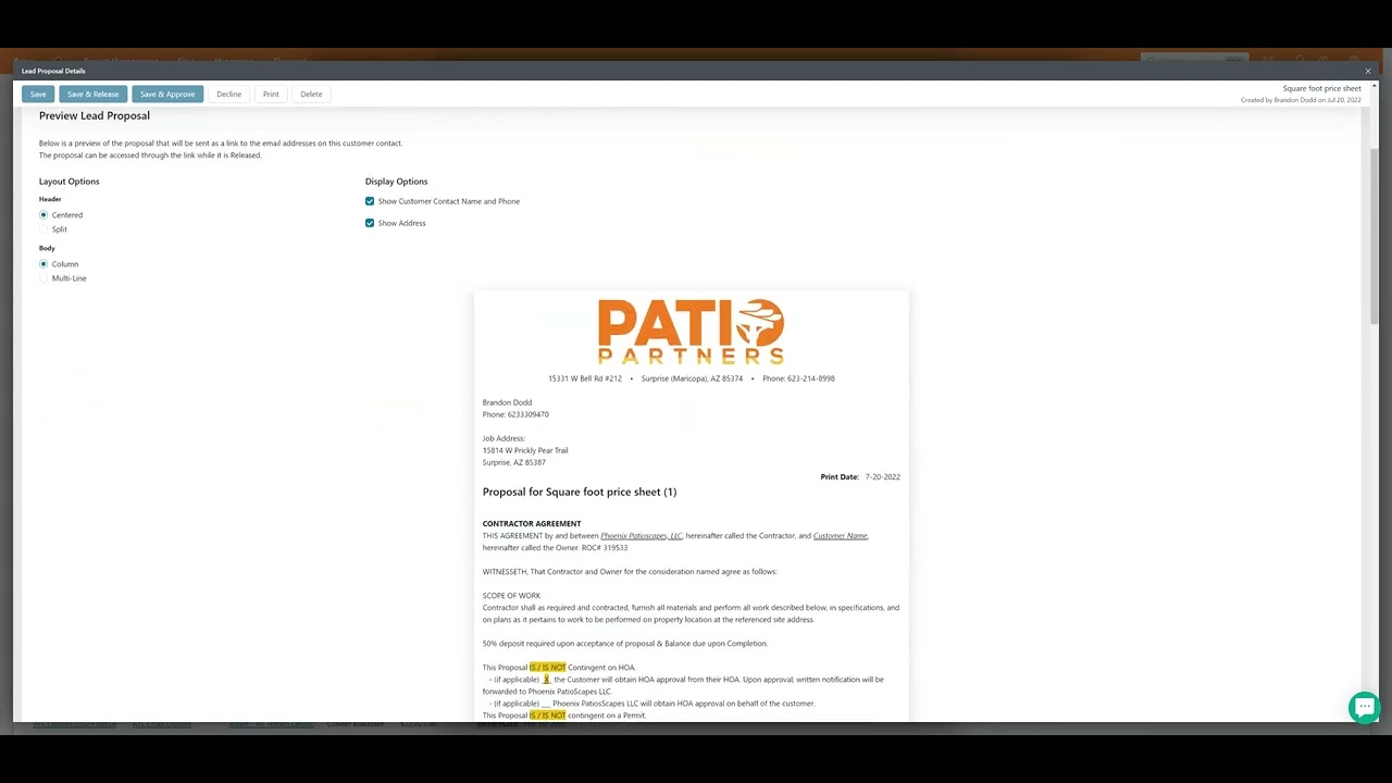 New Buildertrend style proposal workflow - YouTube