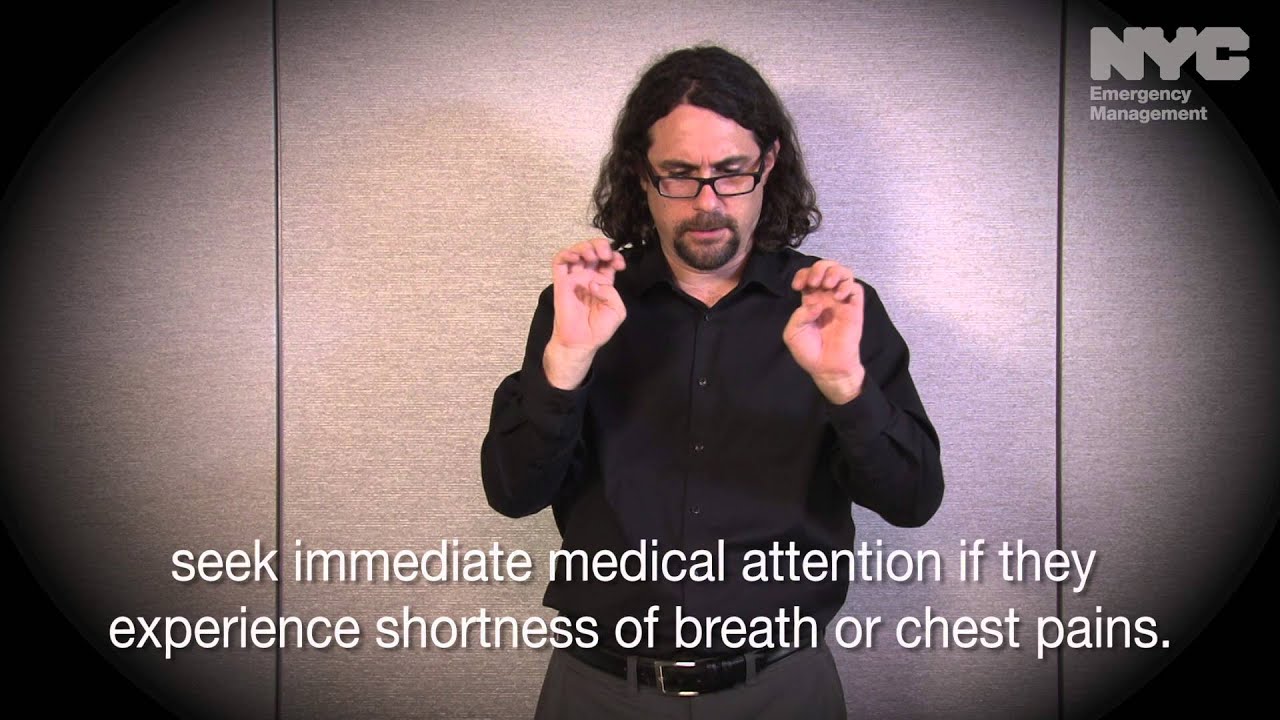 Notify NYC American Sign Language Message: Fire - YouTube