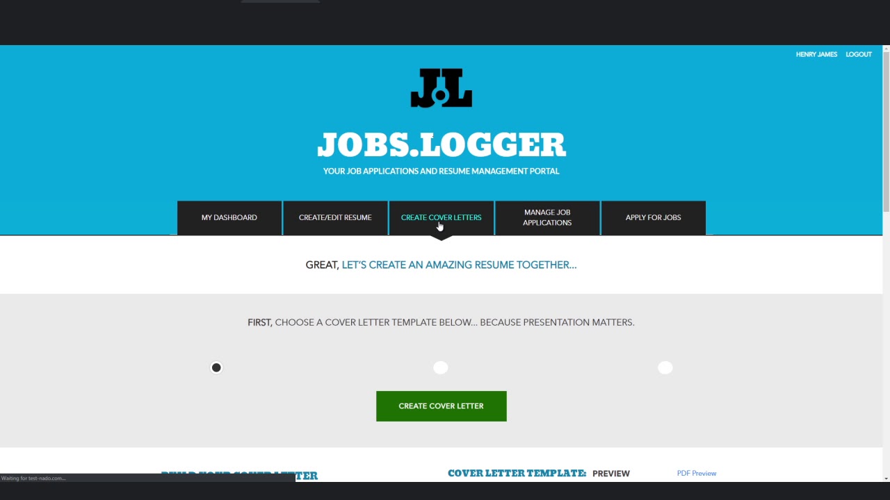 Jobs Logger - Job Seekers Tutorial Video - YouTube