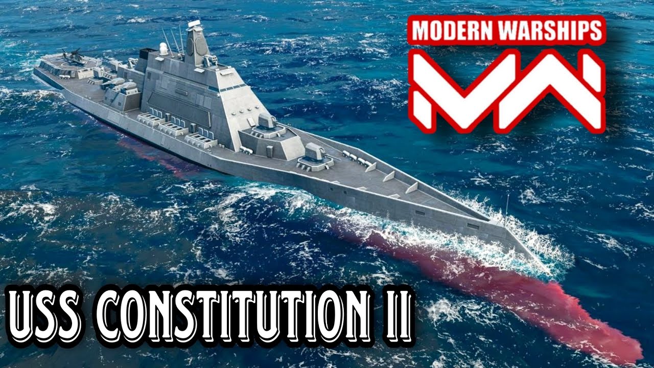 USS Constitution II destroyer class ship (T3) (Battle Pass | Free) Gameplay | Modern Warships ...