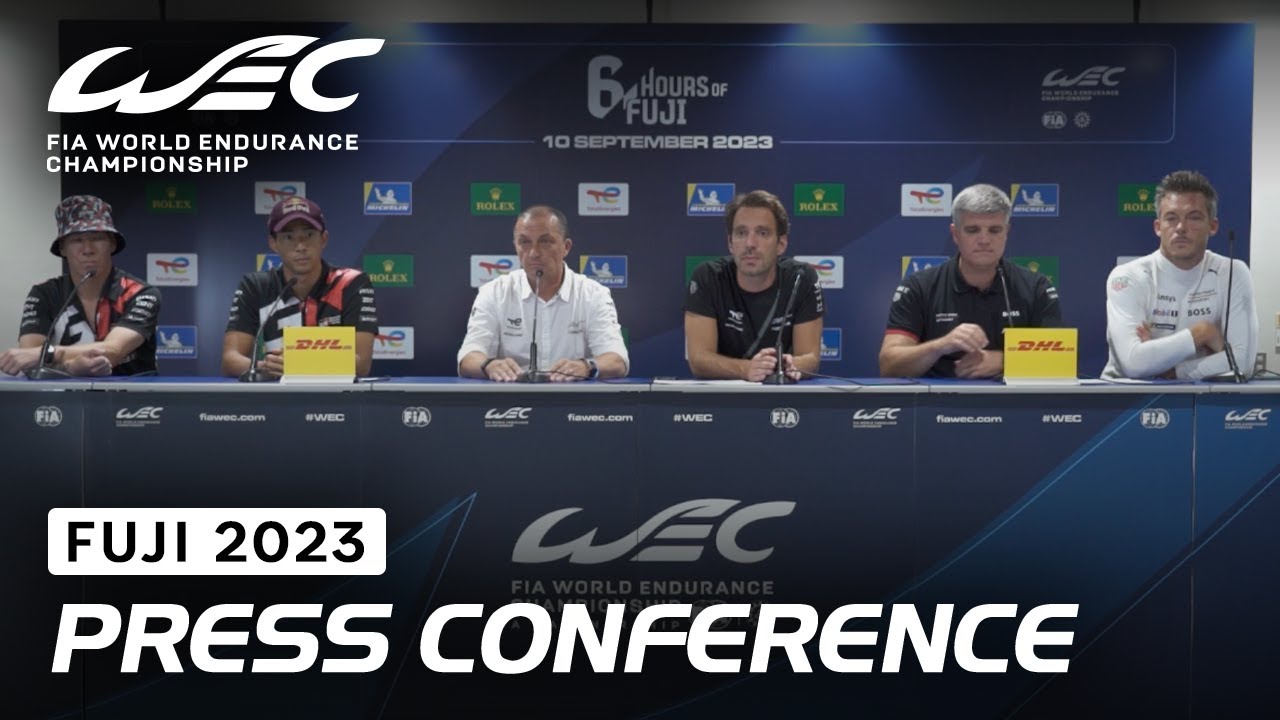 Pre Event Press Conference I 2023 6 Hours of Fuji I FIA WEC - YouTube
