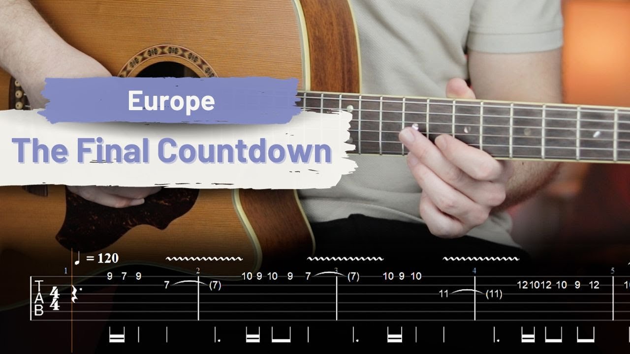 The Final Countdown - Europe | Tab Intro | Tutorial | Lesson - YouTube
