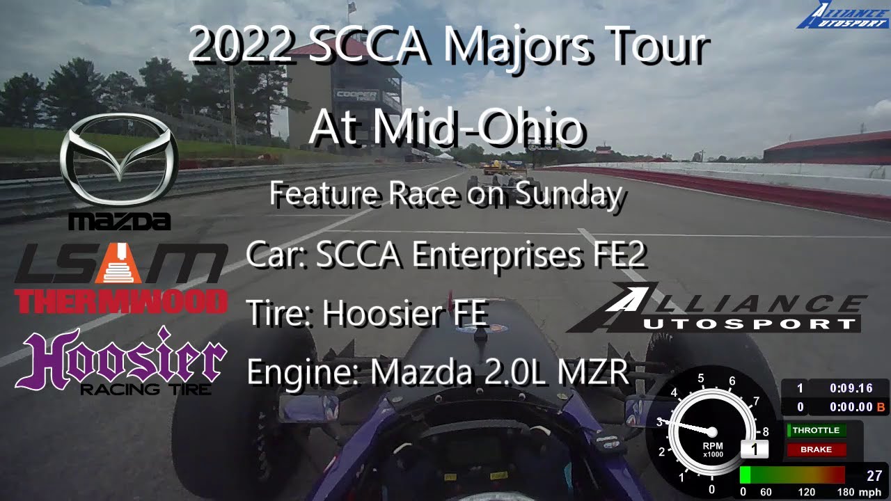 2022 SCCA Mid-Ohio Majors Tour FE2 Sunday Feature Race - YouTube