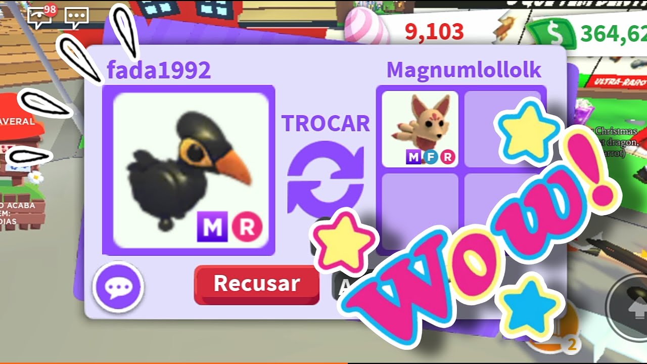 OMG TROCANDO *MALEO MEGA* NO ADOPTME - YouTube