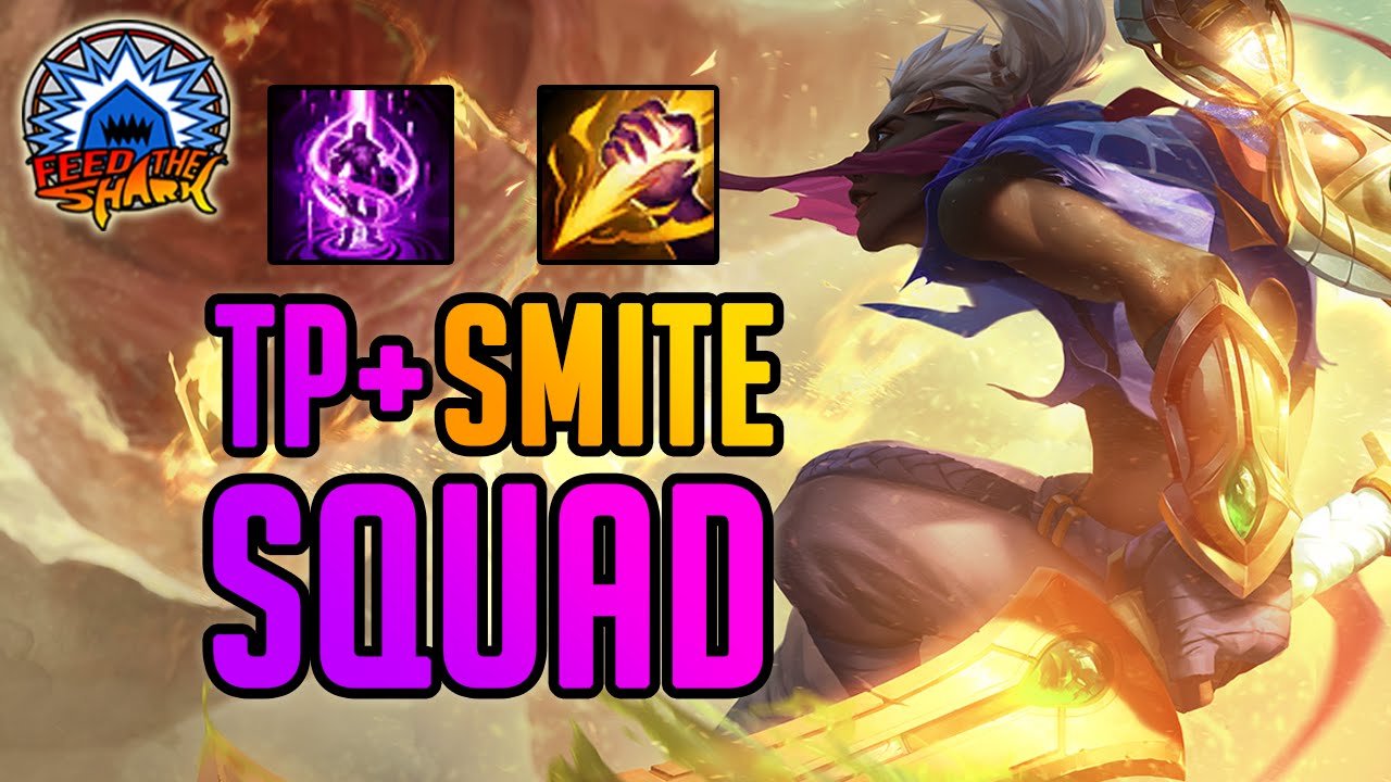 League of Legends - Teleport Smite Squad with Friends - YouTube