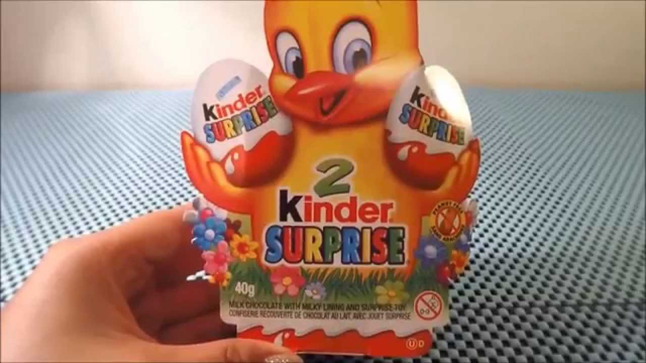 Kinder Easter Chick Surprise Egg 2 Pack - YouTube