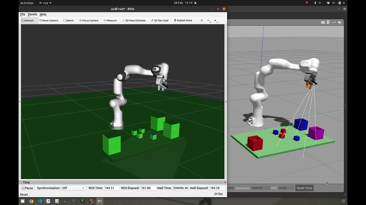 Franka Emika Panda Robot Arm - Pick and Place I - YouTube