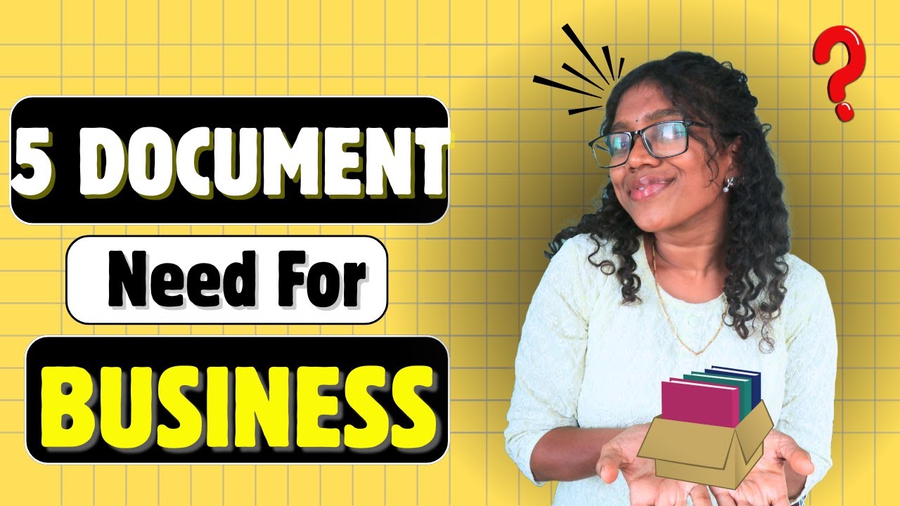 5 Must-Have Documents for Starting Your Business - YouTube