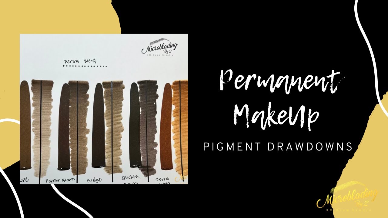 How To Create a Pigment Drawdown - YouTube
