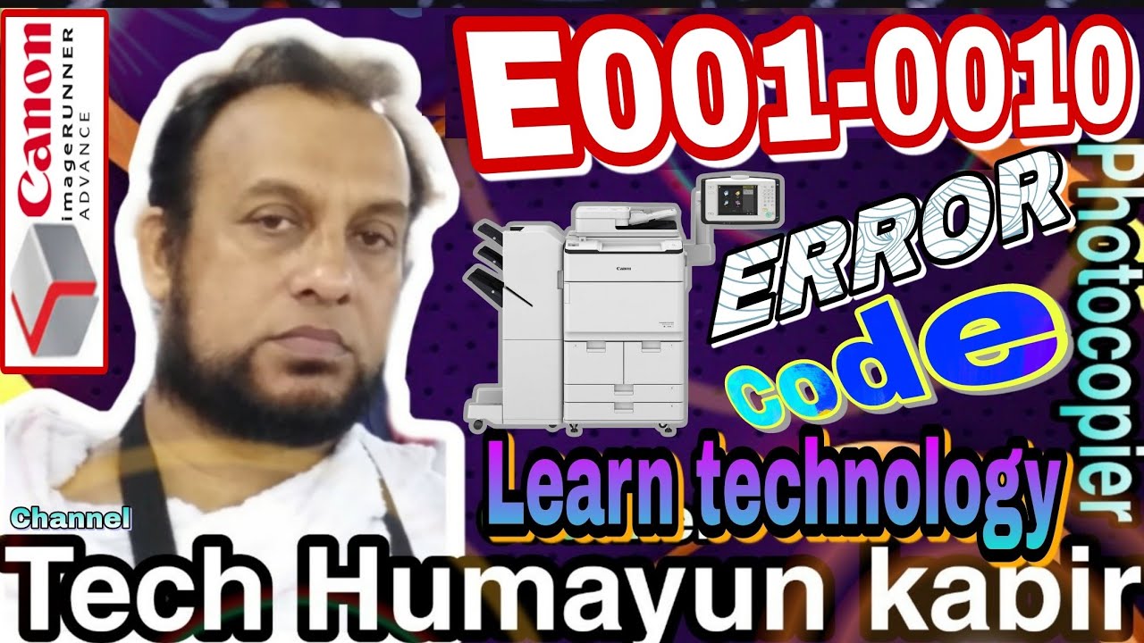 How to canon advance reset error code E001-0010 E002-0000 problem discussed here #canon # ...