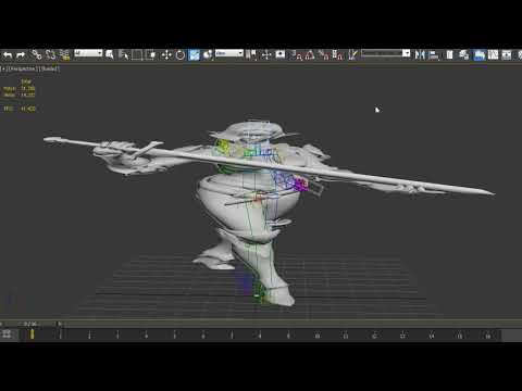 [3DS MAX] 리깅되어 있는 캐릭터의 스케일 조절하기 Character Rescale - YouTube