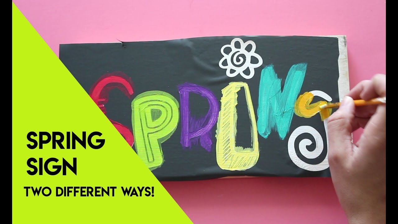 How to make a vinyl sign- TWO DIFFERENT WAYS - YouTube