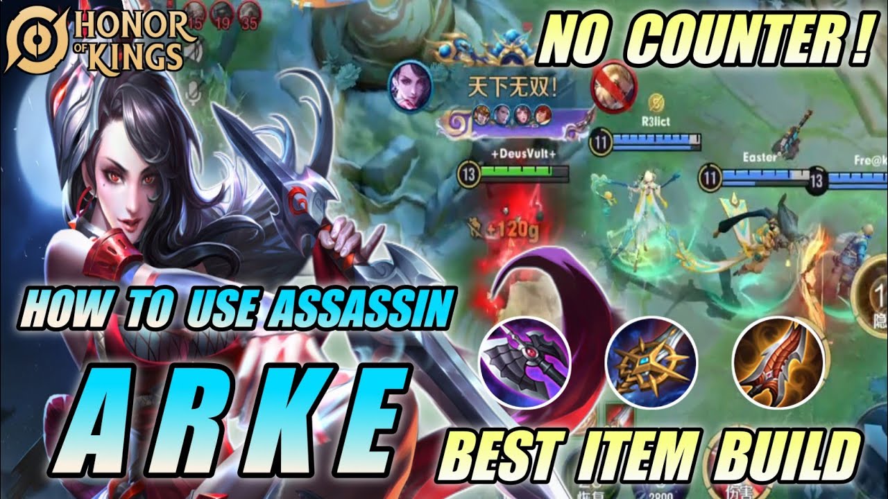 ARKE Assassin Best Jungler | How To Use Technique & Strategy Gameplay ...