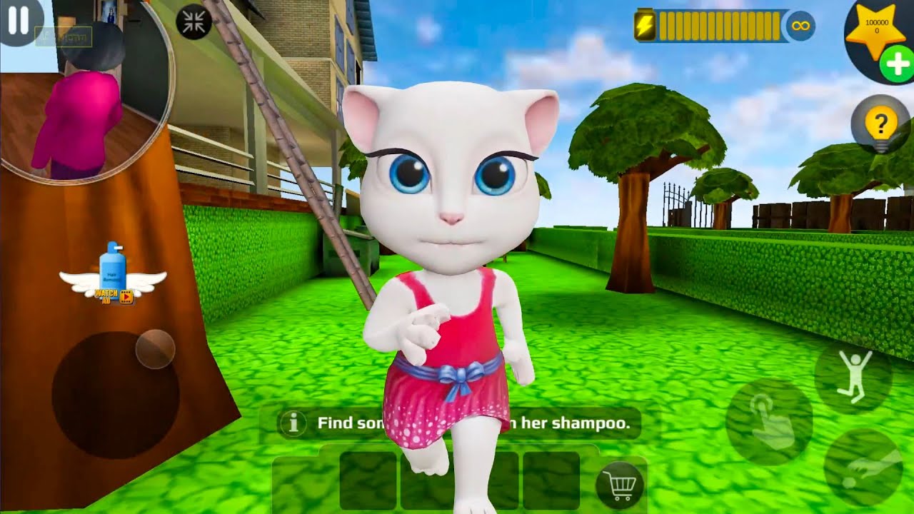 Talking Angela in Scary Teacher 3D Chapter Update Android Game - YouTube