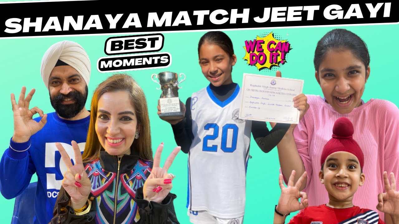 Shanaya Match Jeet Gayi | RS 1313 VLOGS | Ramneek Singh 1313 - YouTube