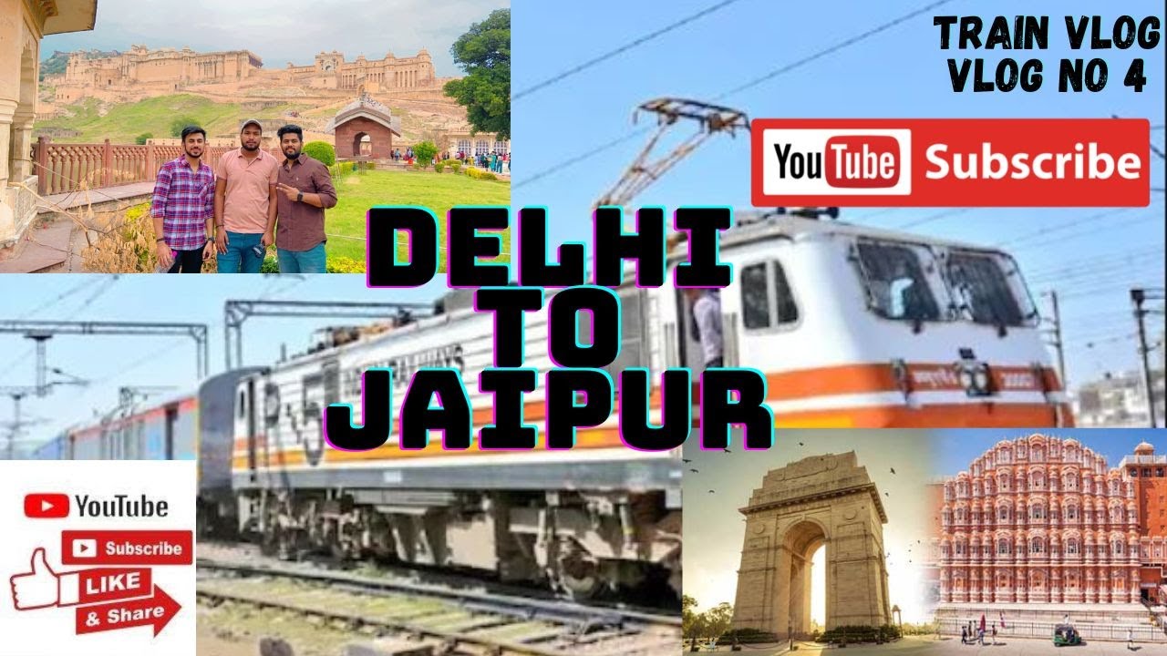 12986 Jaipur Double Decker Express || Delhi To Jaipur | Train Journey ...