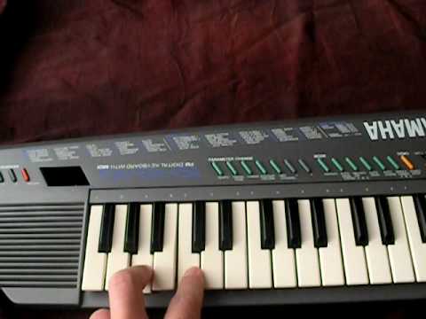 YAMAHA SHS-10 Keytar electronic keyboard MIDI FM - YouTube