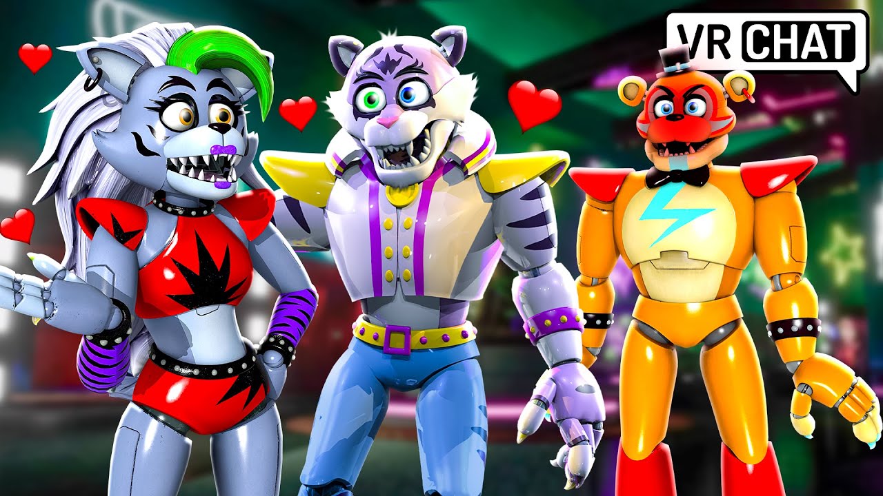 Glamrock Freddy IS JEALOUS of Tiger Rock in VRChat - YouTube