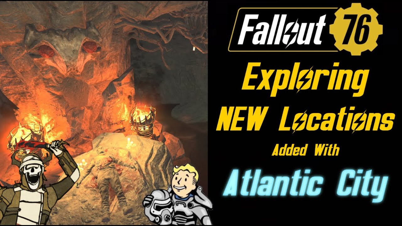 Exploring NEW Locations Added with Atlantic City! - Fallout 76 - YouTube