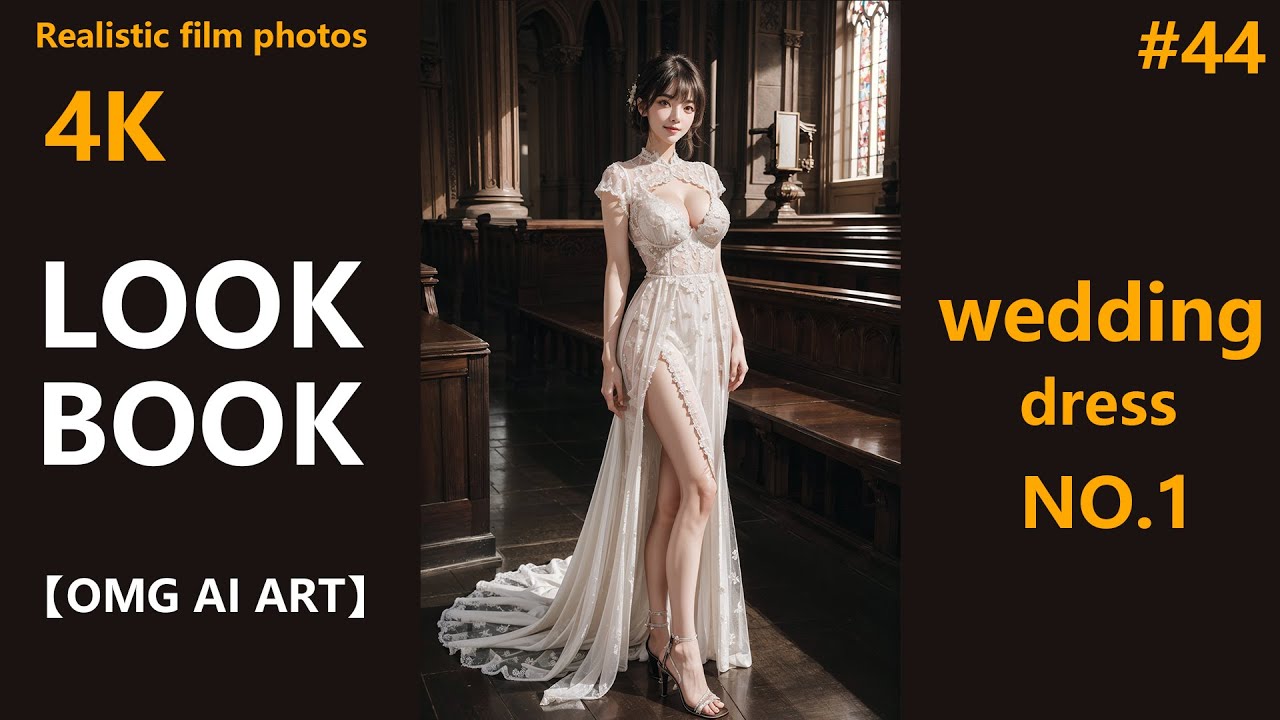 [4K AI LOOKBOOK] Wedding Dress | 웨딩 드레스 | ウェディングドレス - YouTube